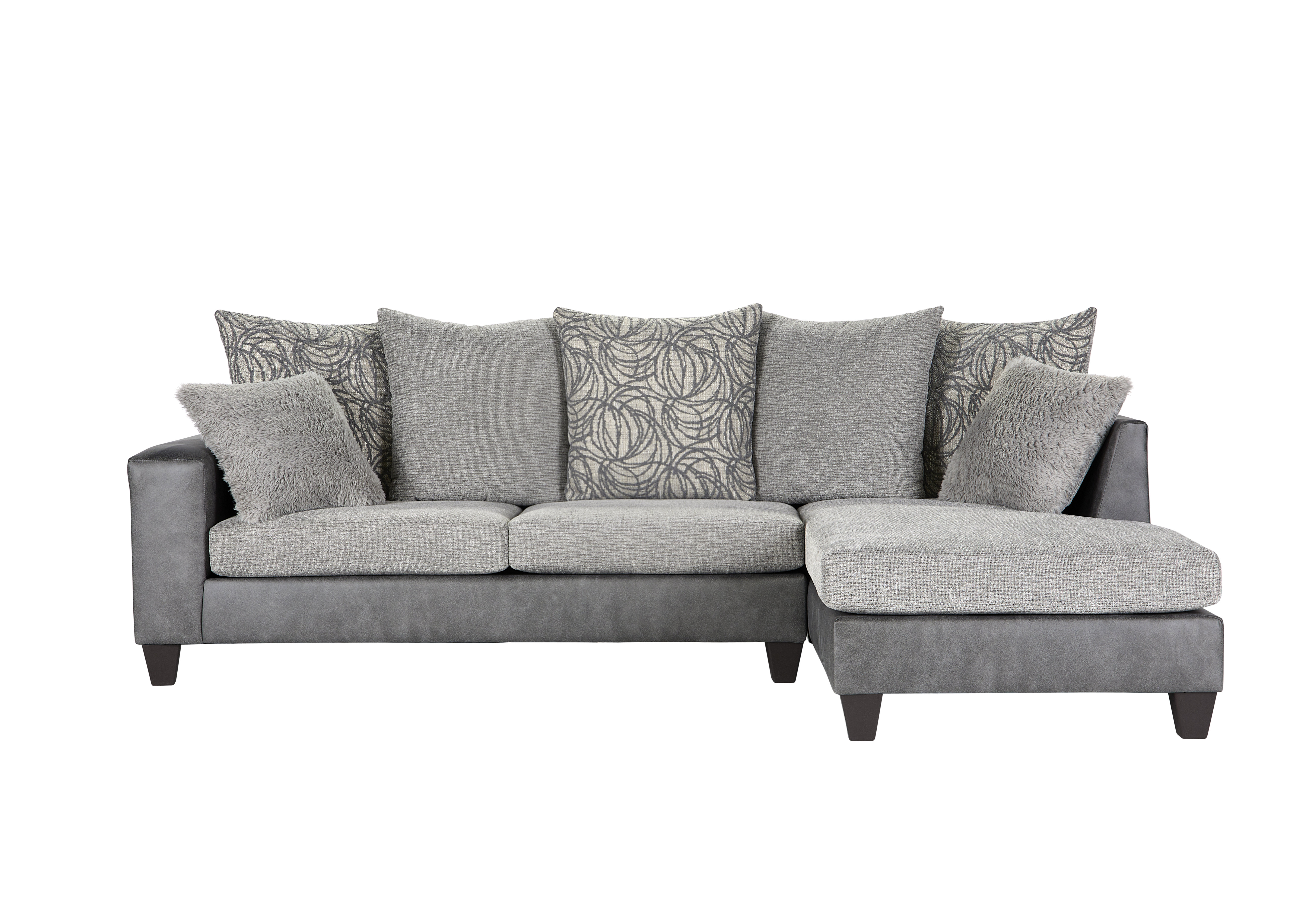 Hughes Furniture 2 Piece 15325 Right Facing Chaise Sectional - Buxton ...