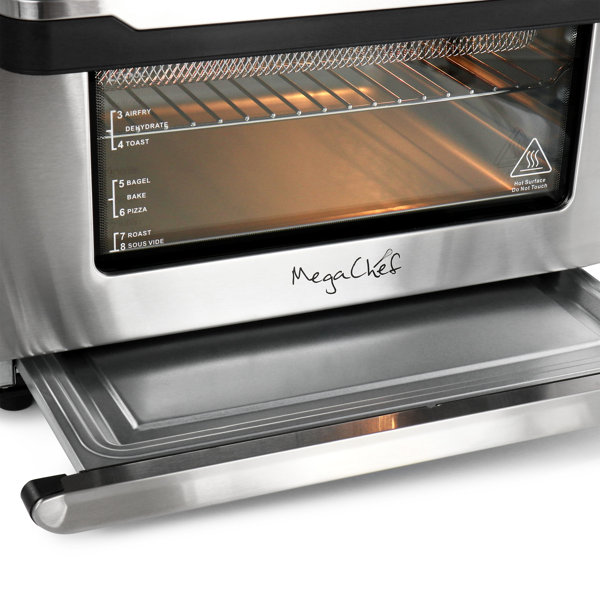 Mega Chef Multifunction Air Fryer Toaster Oven with 21 Presets ...