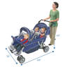 Angeles SureStop Folding Commercial BYE-BYE Stroller 6 Passenger | Wayfair