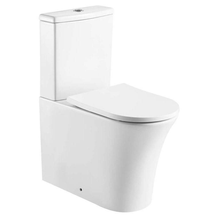 K-Vit 6L LPF Round Floor Mounted Close Coupled Toilets (Seat Included ...