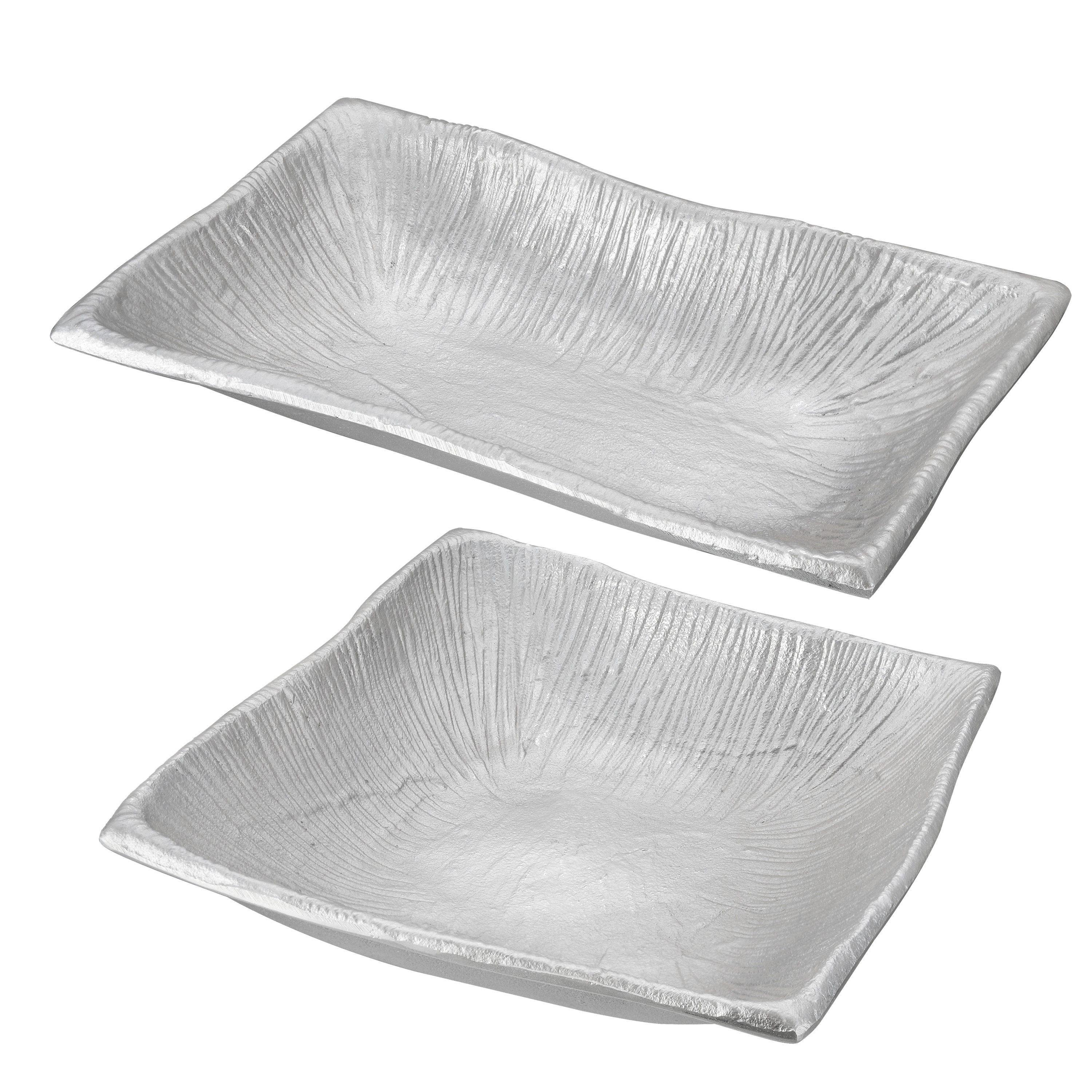 Ivy Bronx Caraleigh Stone Tray - Set of 2 - Wayfair Canada