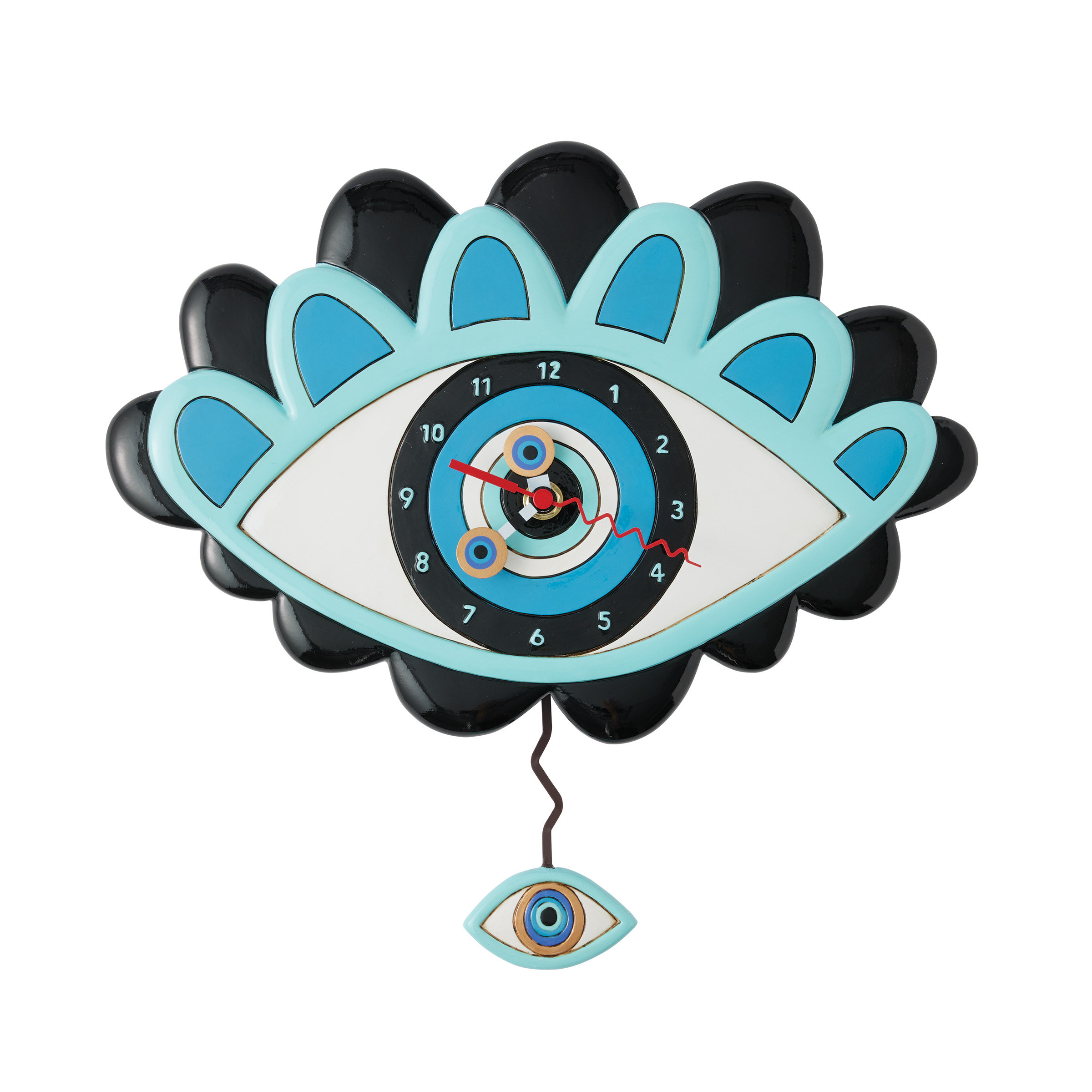 Allen Designs Envy of my Eye Battery Operated Sculpted Pendulum Wall ...