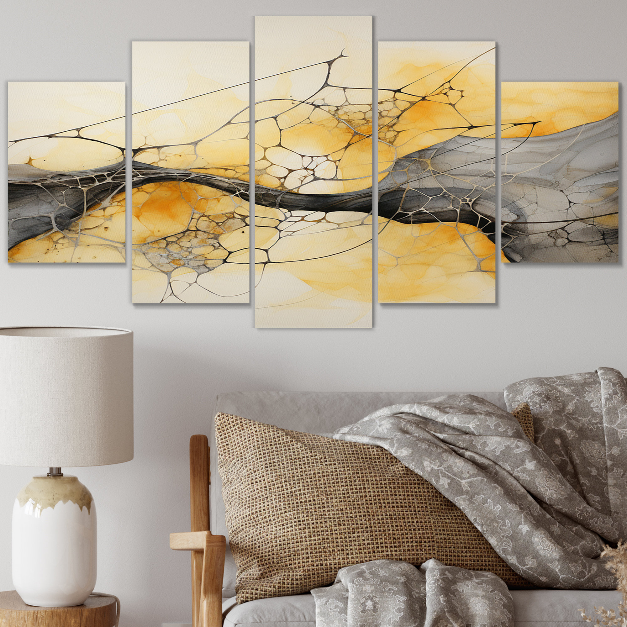 Ivy Bronx Undefined Continuation Liquid Retro Wavesii - Abstract Shapes ...