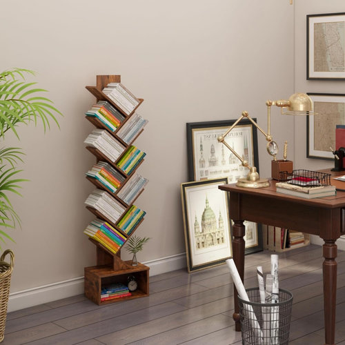 Geometric Narrow Bookcases You'll Love | Wayfair