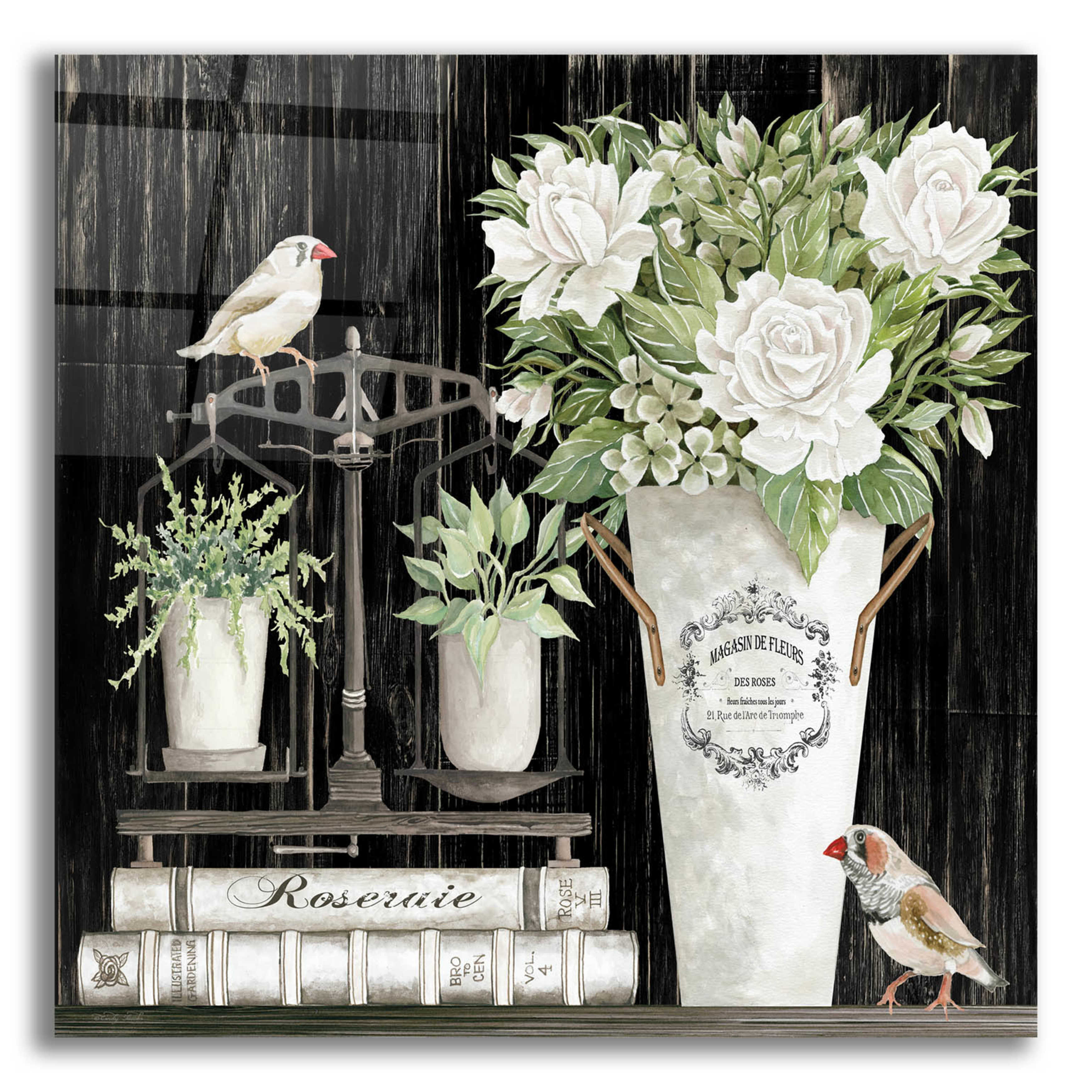 Winston Porter Roses and Scales by Cindy Jacobs - Unframed Graphic Art ...