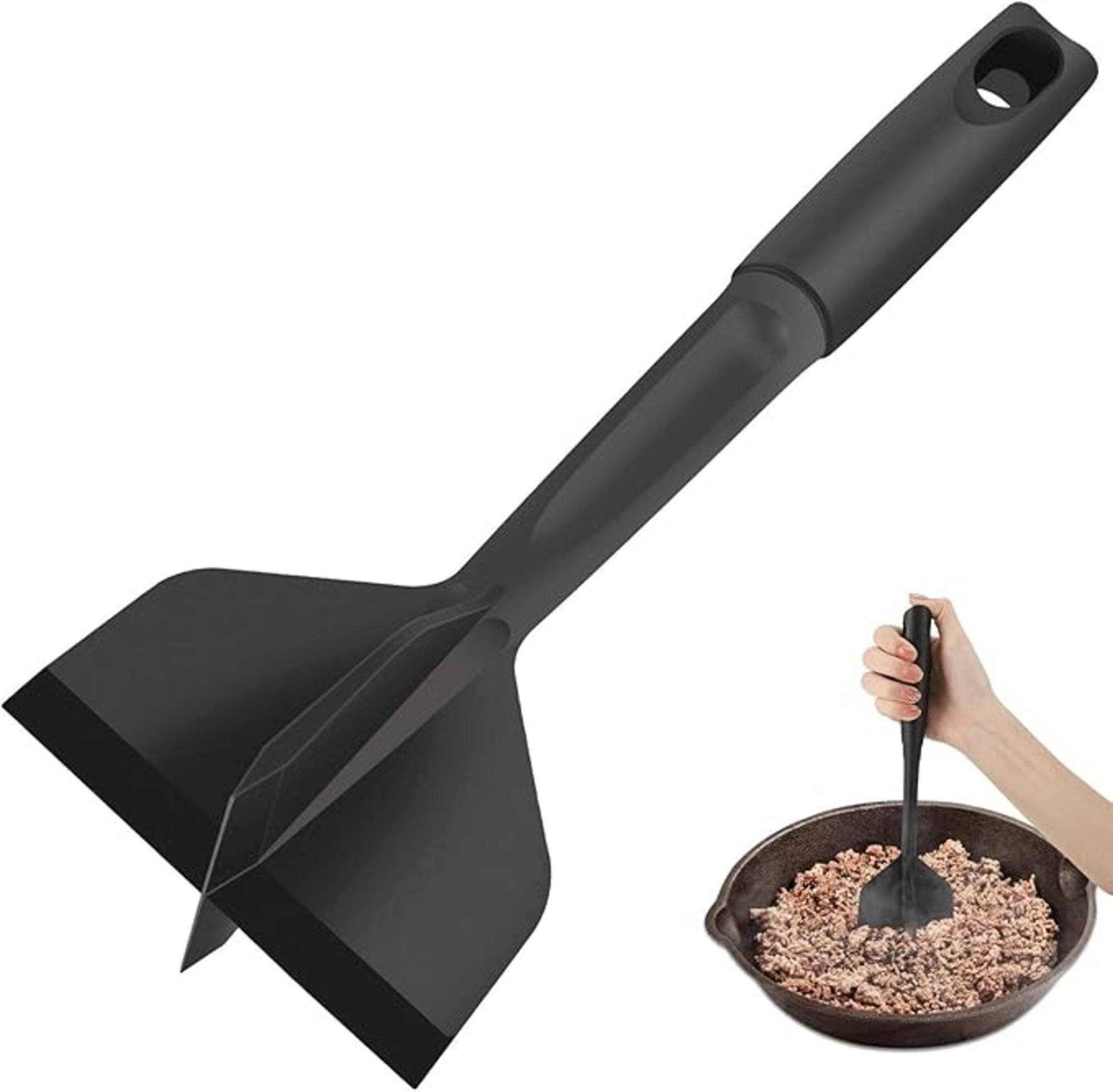 HHA Premium Hamburger Chopper - Nylon Meat Masher For Ground Turkey ...