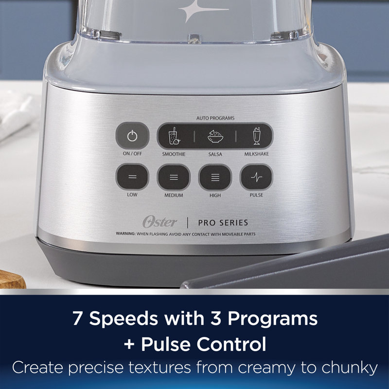 Oster Pro Series XL 9 Cup Blender Kitchen System in Silver | Wayfair