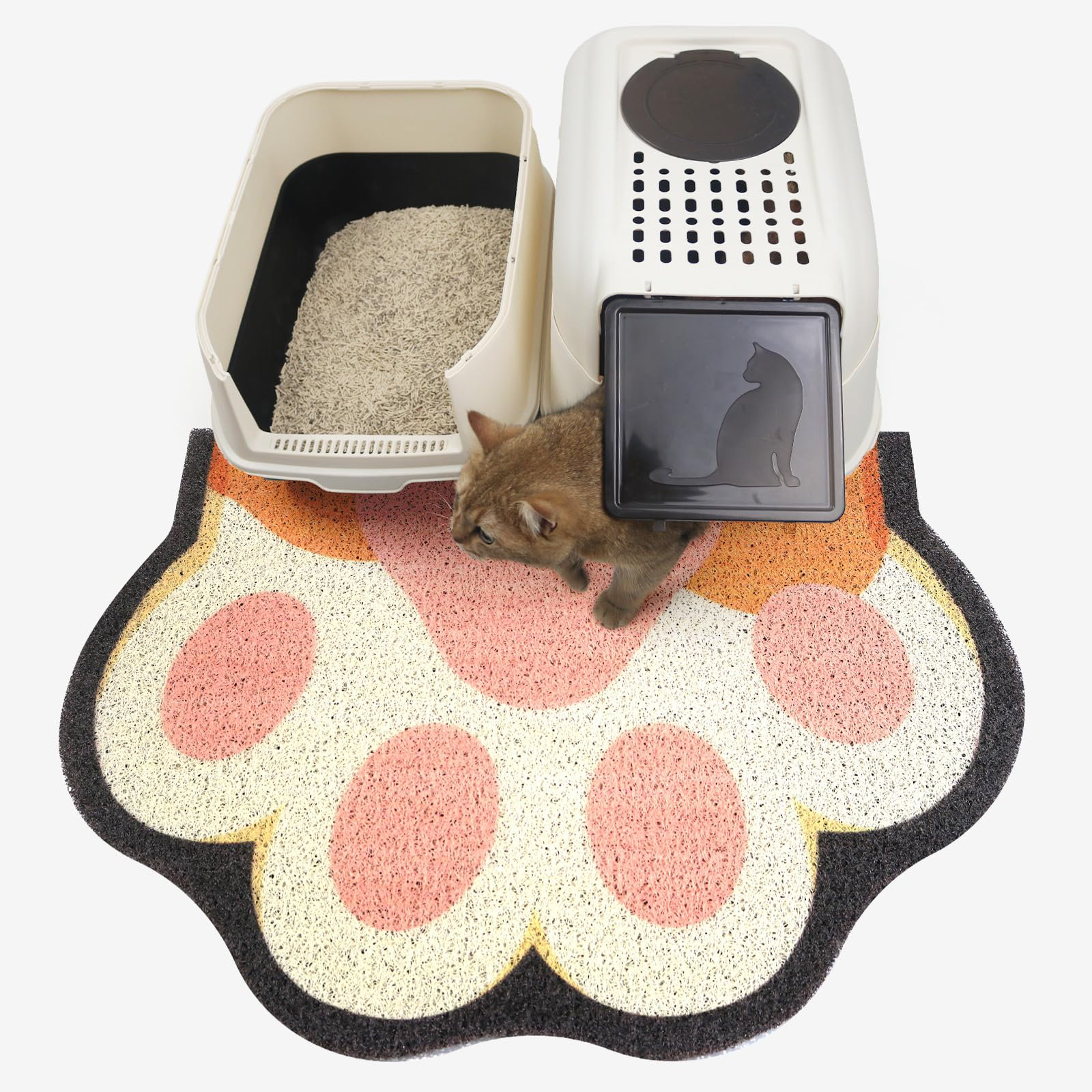 ATCHISON Cat Litter Mat Trap, Pet Food Catching Placemat | Wayfair