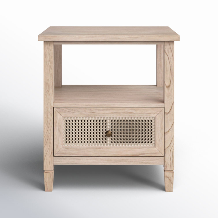 Birch Lane™ Charleston 1 - Drawer Cane Nightstand & Reviews | Wayfair