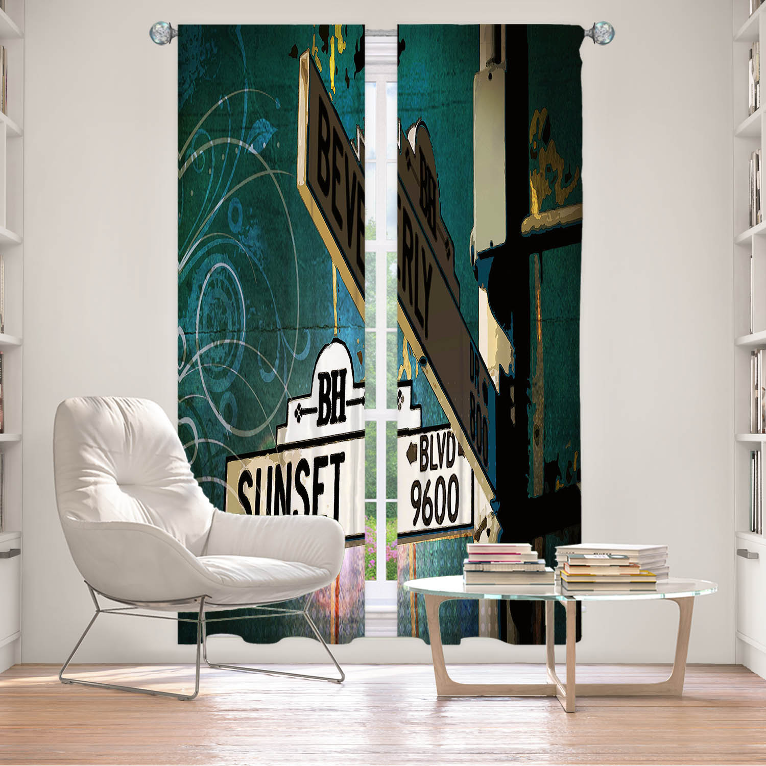 East Urban Home Element Corina Bakke - Sunset Blvd Room Darkening ...