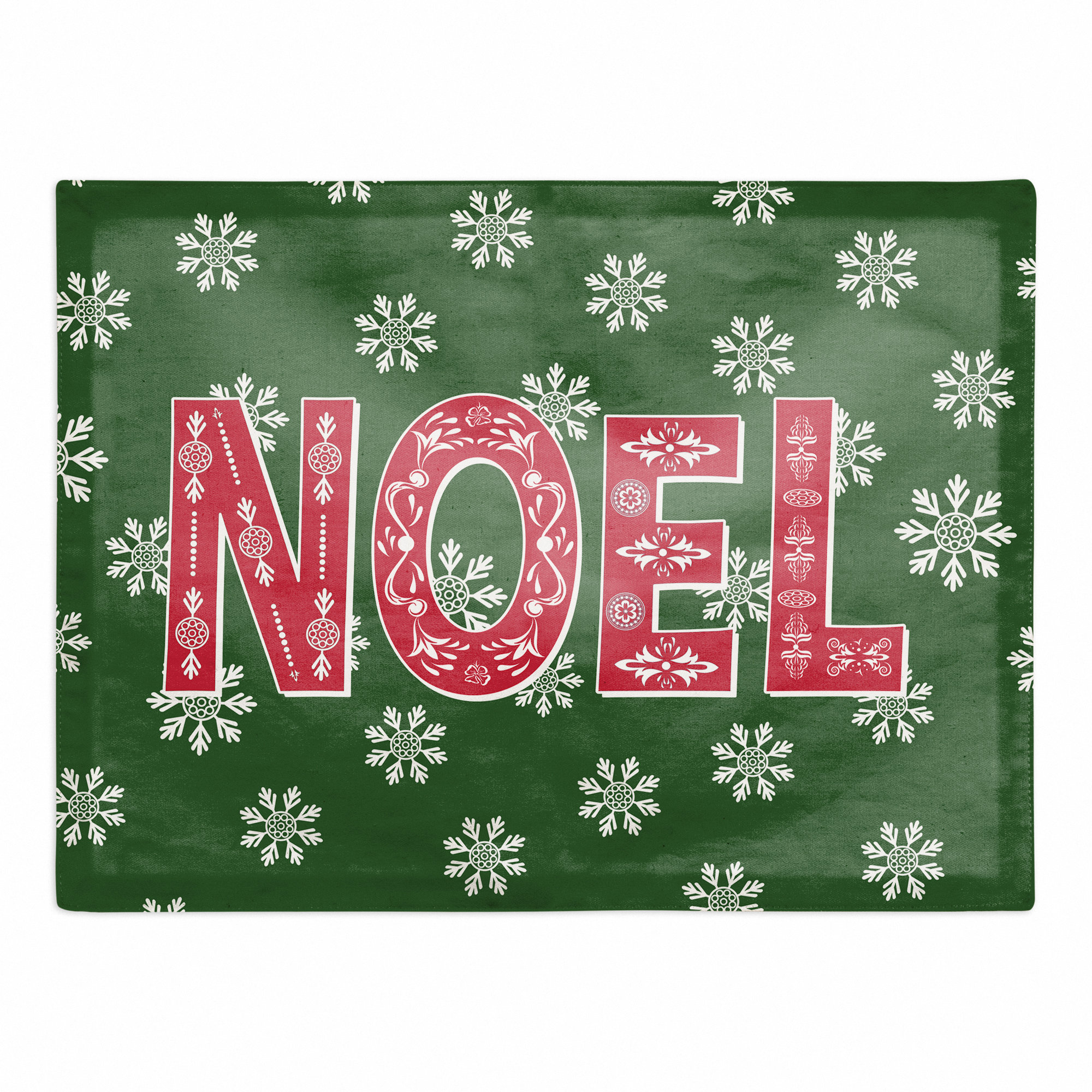 The Holiday Aisle® Scandinavian Noel Placemat | Wayfair