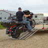 Black Widow Aluminum Tri-Fold Motorcycle Ramp | Wayfair