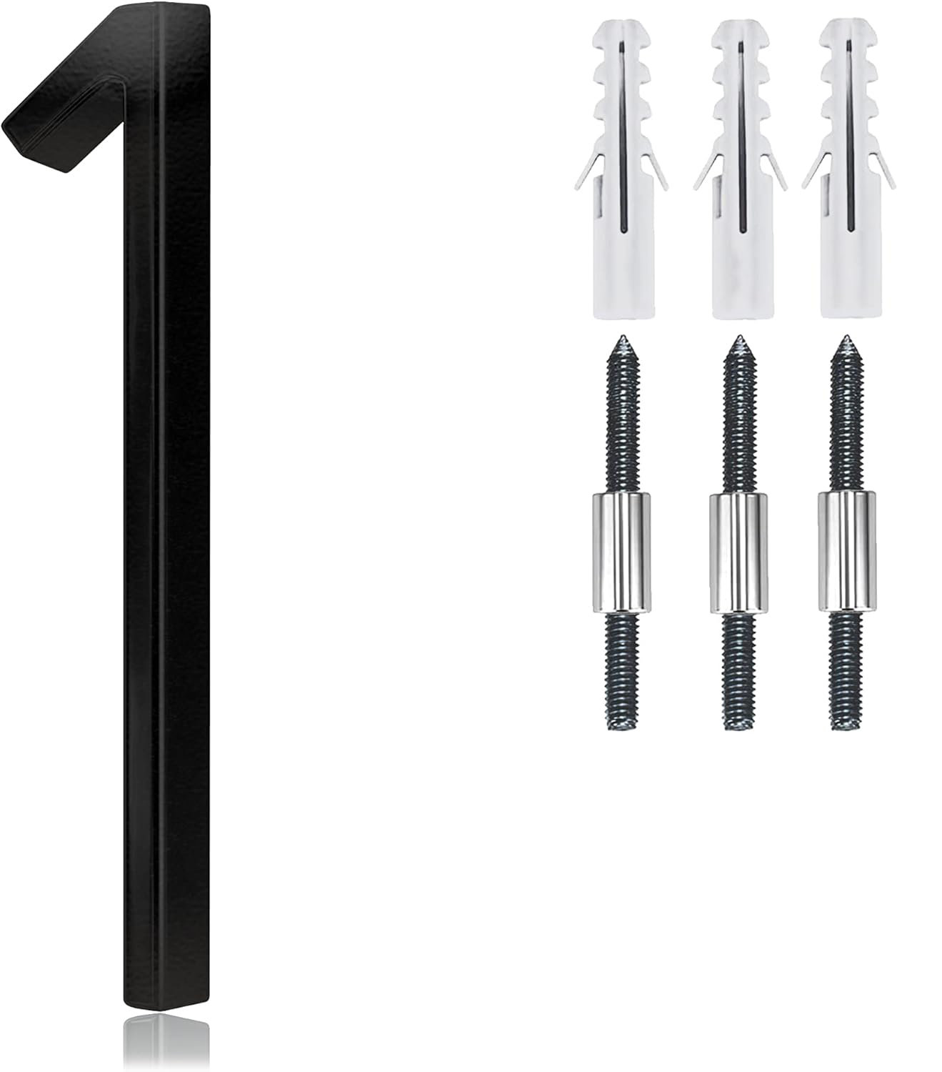 Amzico Stainless Steel Floating House Number, Metal Modern House ...