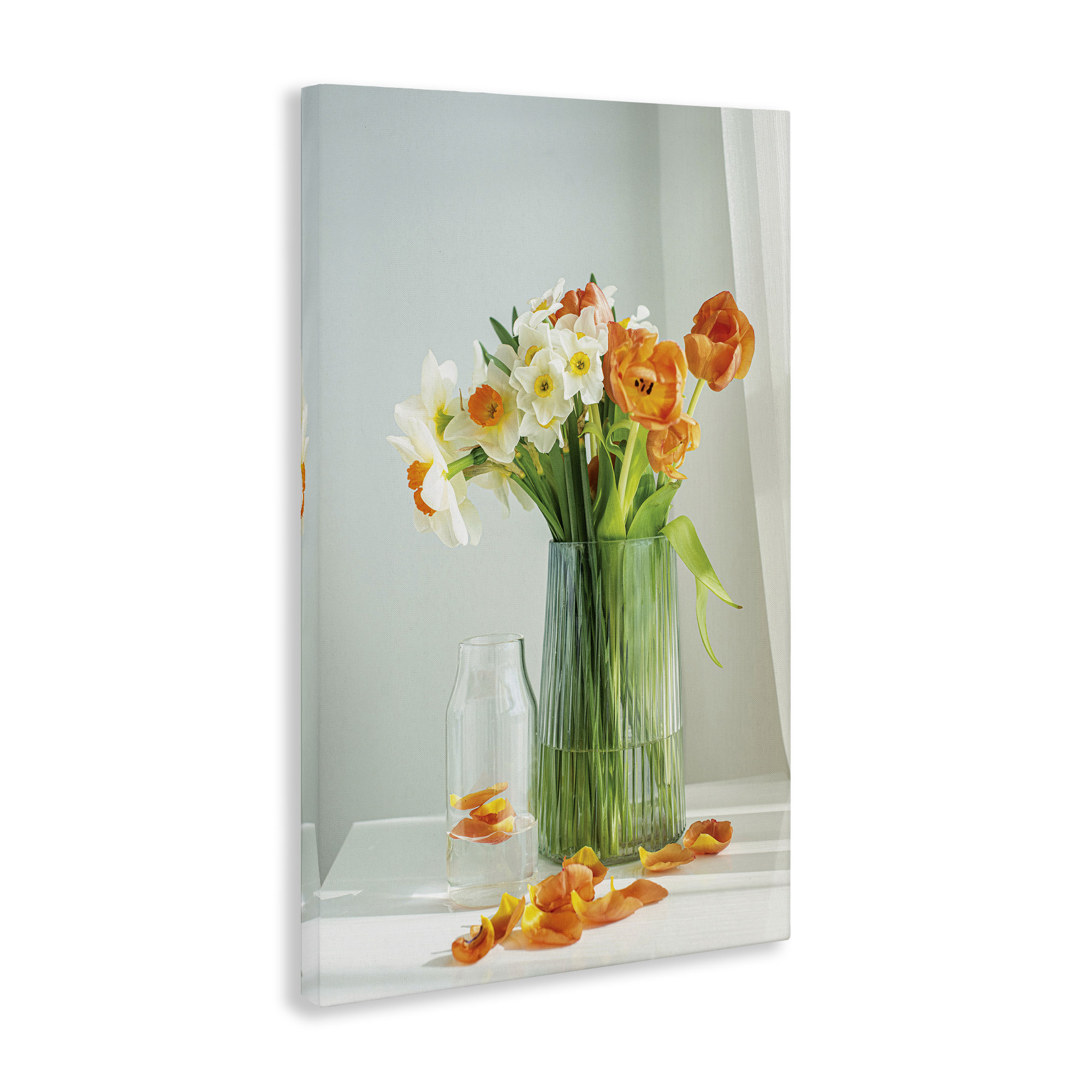 Winston Porter Daffodil Still Life Canvas Wall Art by Incado | Wayfair