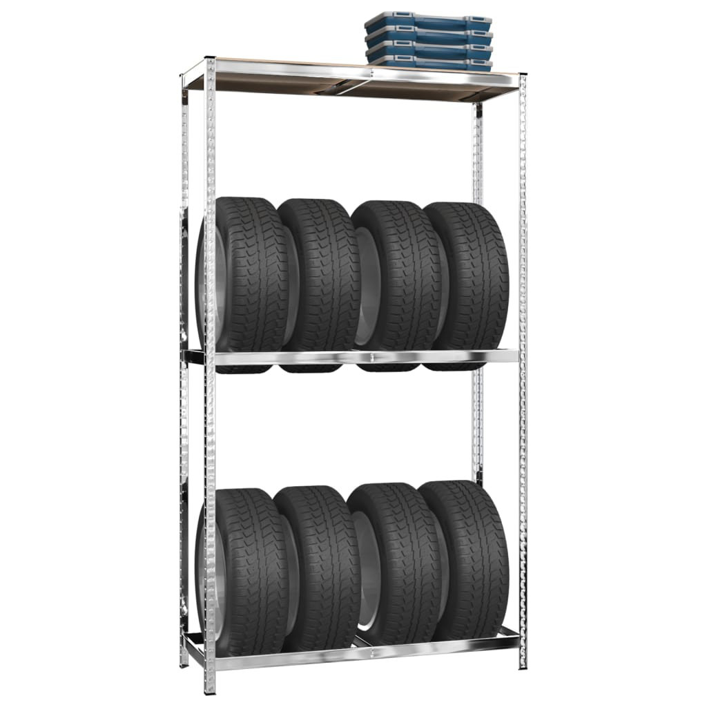 WFX Utility™ Tire Rack Storage Rack Tire Stand Garage Shelving 2-Layer ...