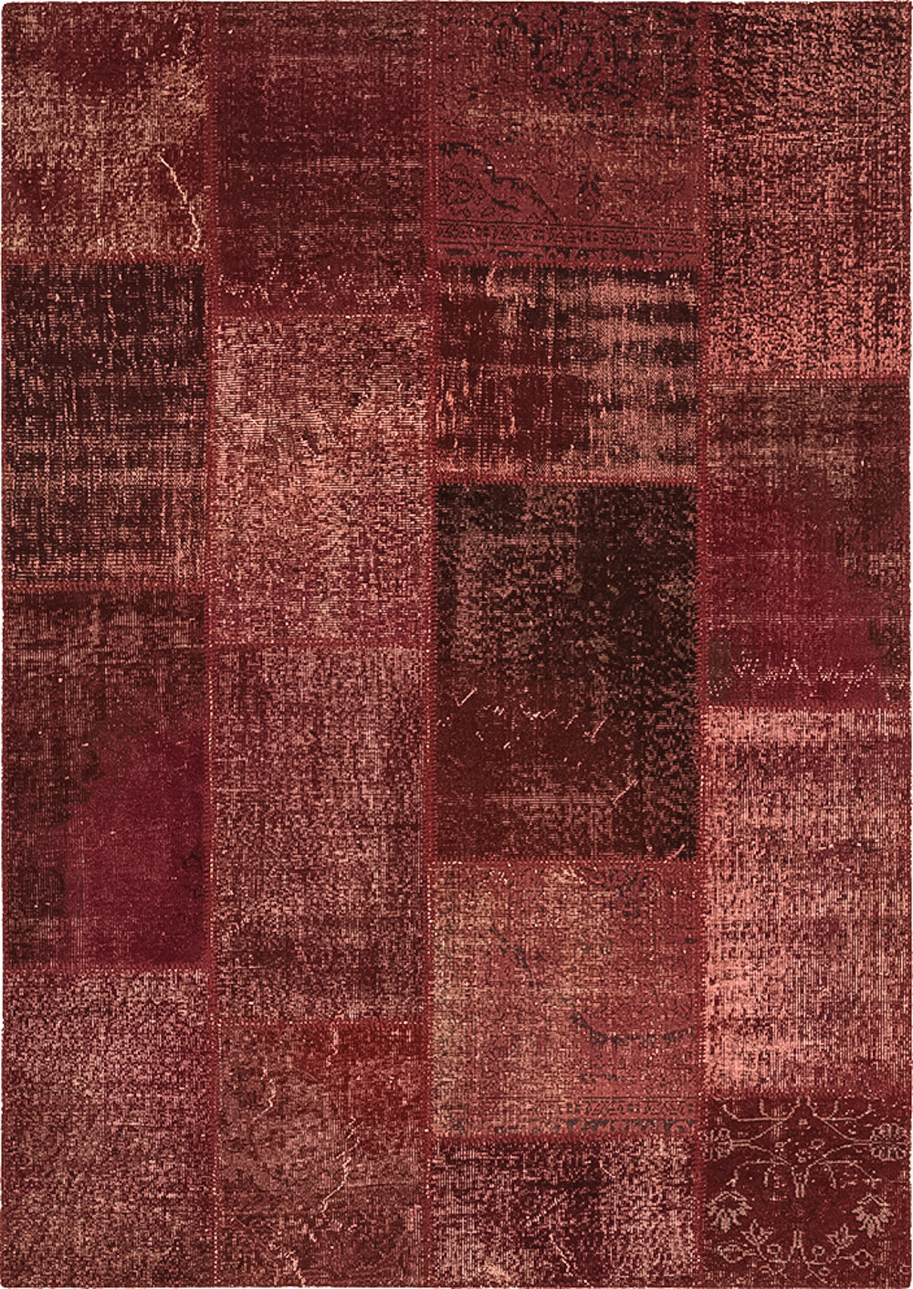 Bungalow Rose Geometric Hand-Knotted Cotton Mulberry Area Rug | Wayfair