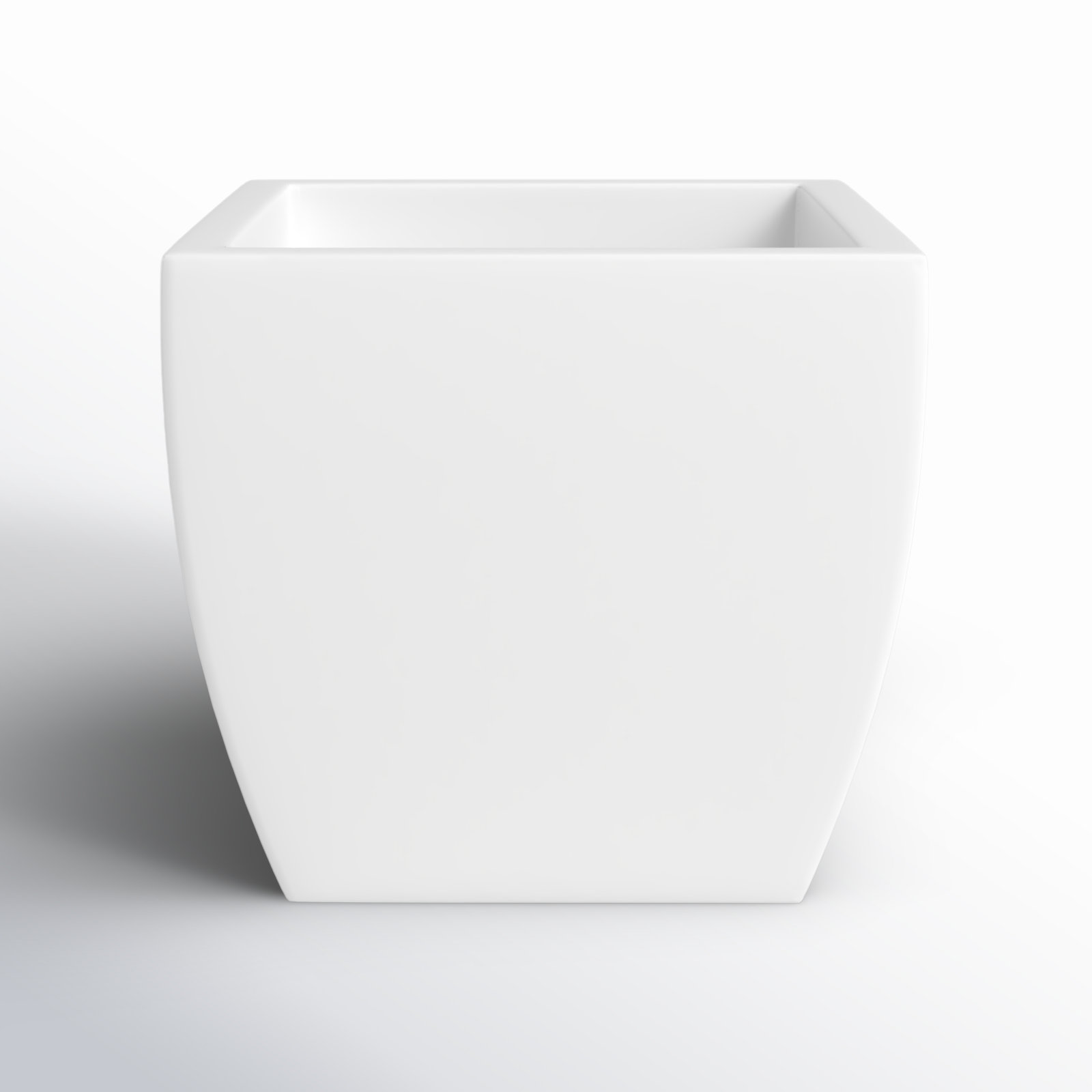 Joss & Main Alexy Pacifica Square Curved Planter Box & Reviews | Wayfair