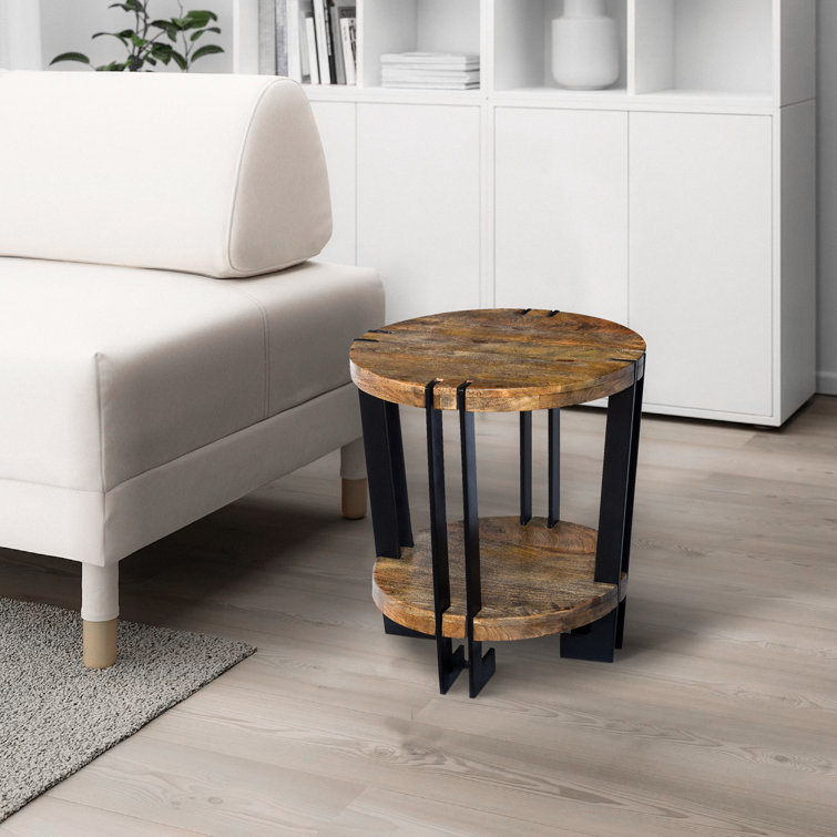 17 Stories Solid Wood Frame End Table - Wayfair Canada