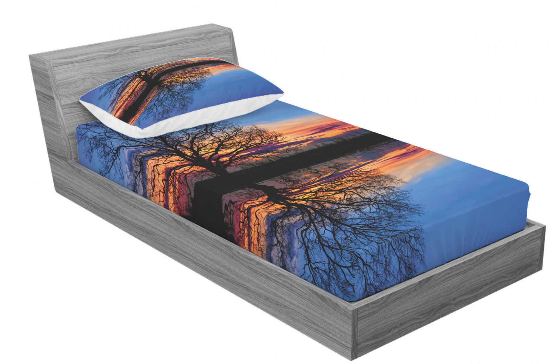 Ambesonne Nature Sheet Set | Wayfair