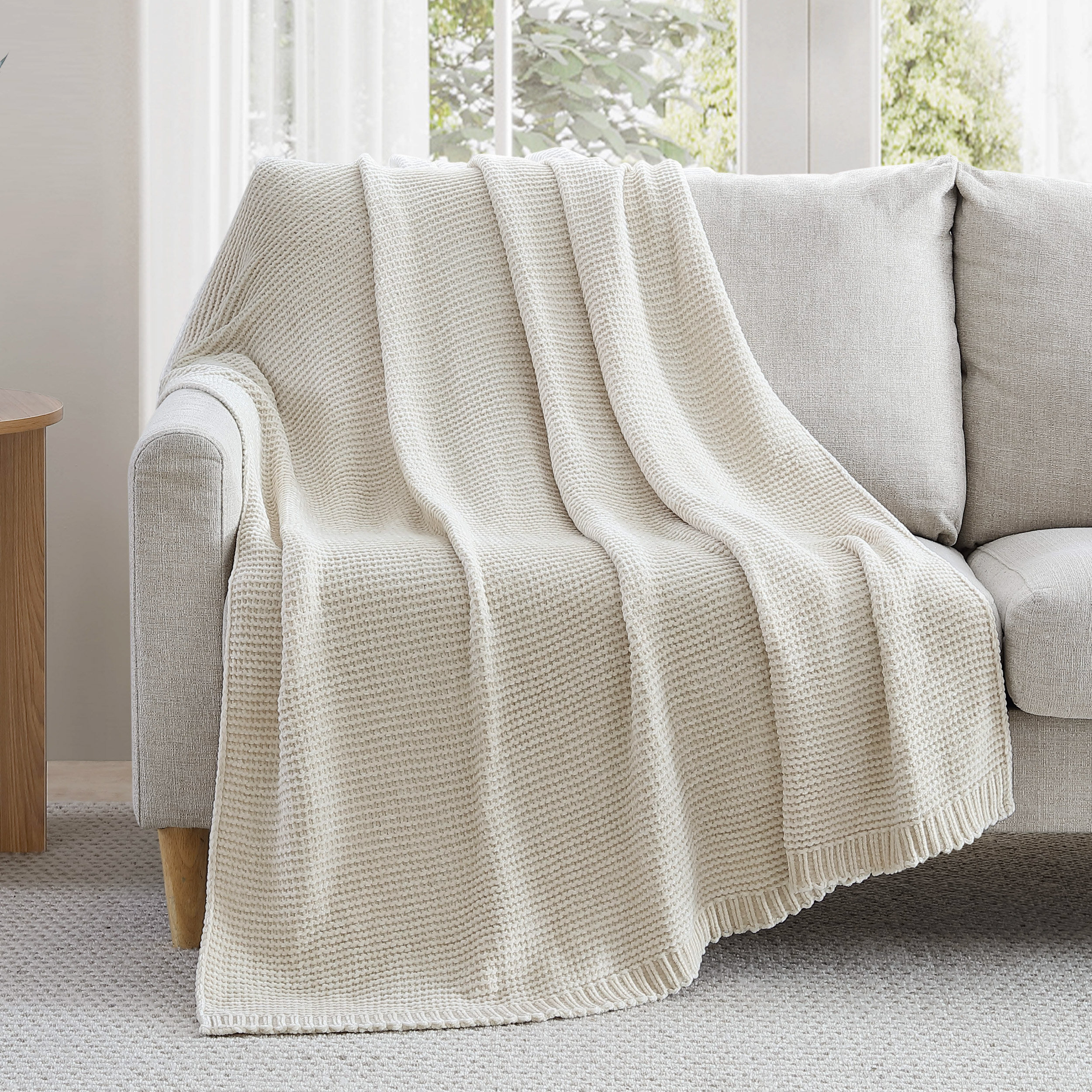 French Connection Eloise Lurex Throw Blanket & Reviews | Wayfair