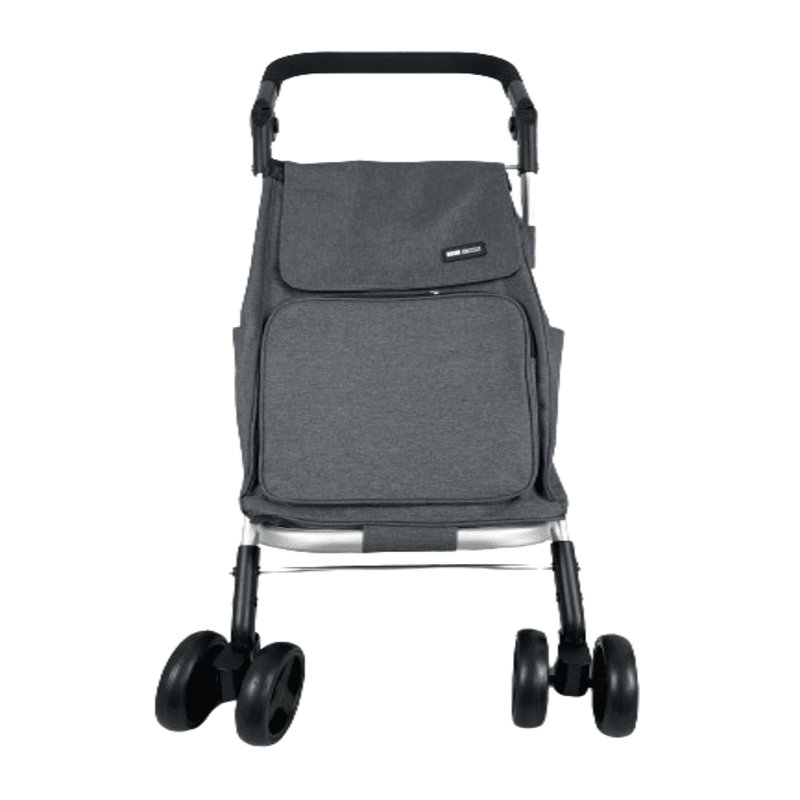 Hampton & Stewart 6 WHEEL SHOPPING TROLLEY - NAVY | Wayfair.co.uk