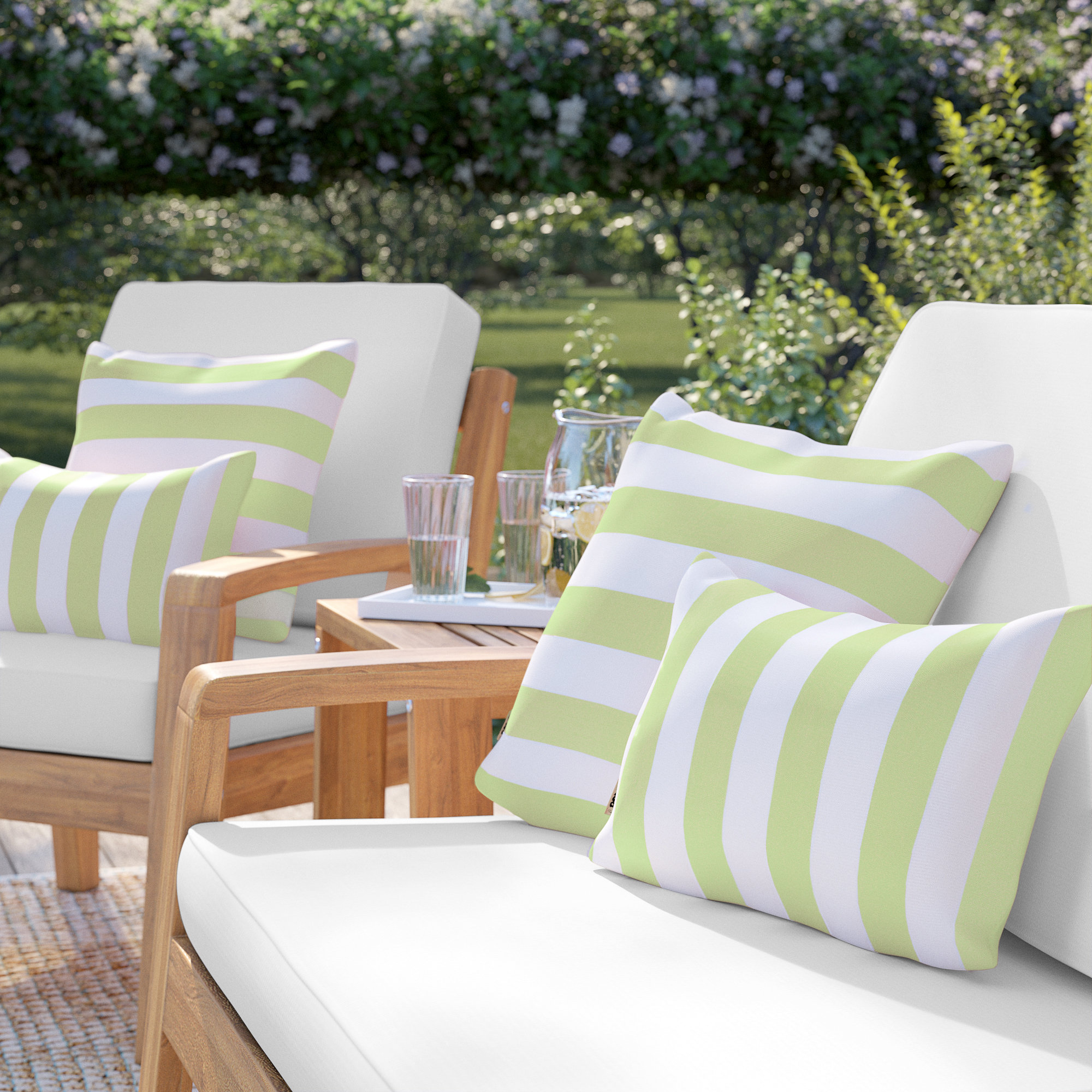 NFusion Mayne Outdoor Rectangular Pillow Cover & Insert & Reviews | Wayfair