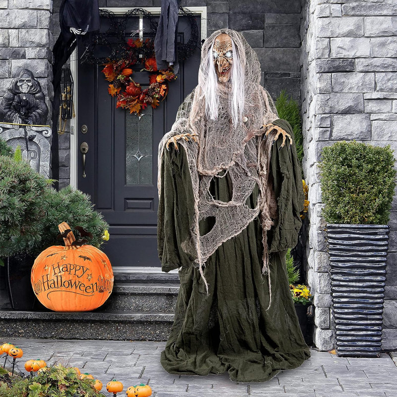 The Holiday Aisle® Jaidden Halloween Witch Garden Stake | Wayfair
