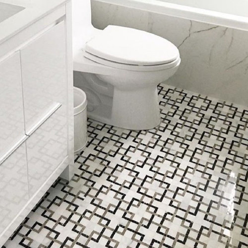 Bond Tile Pendulum Random Sized Marble Random Mosaic Wall & Floor Tile ...