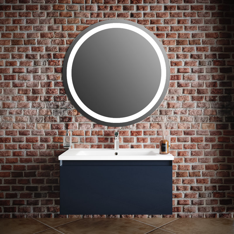 Hokku Designs Jakkob 34'' Free Standing Single Bathroom Vanity with ...