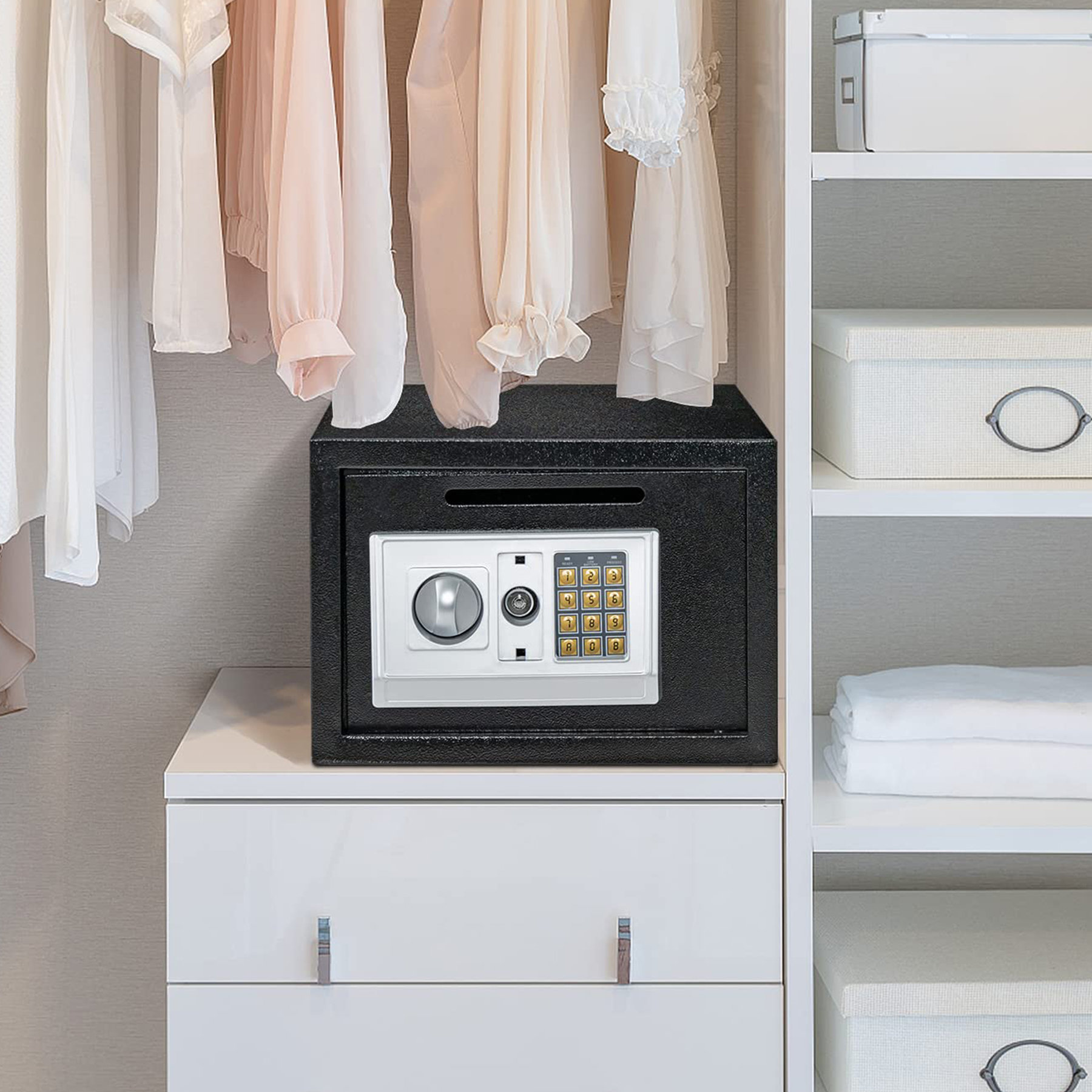 Banchy&Beauty Security Safe with Dual-Lock | Wayfair