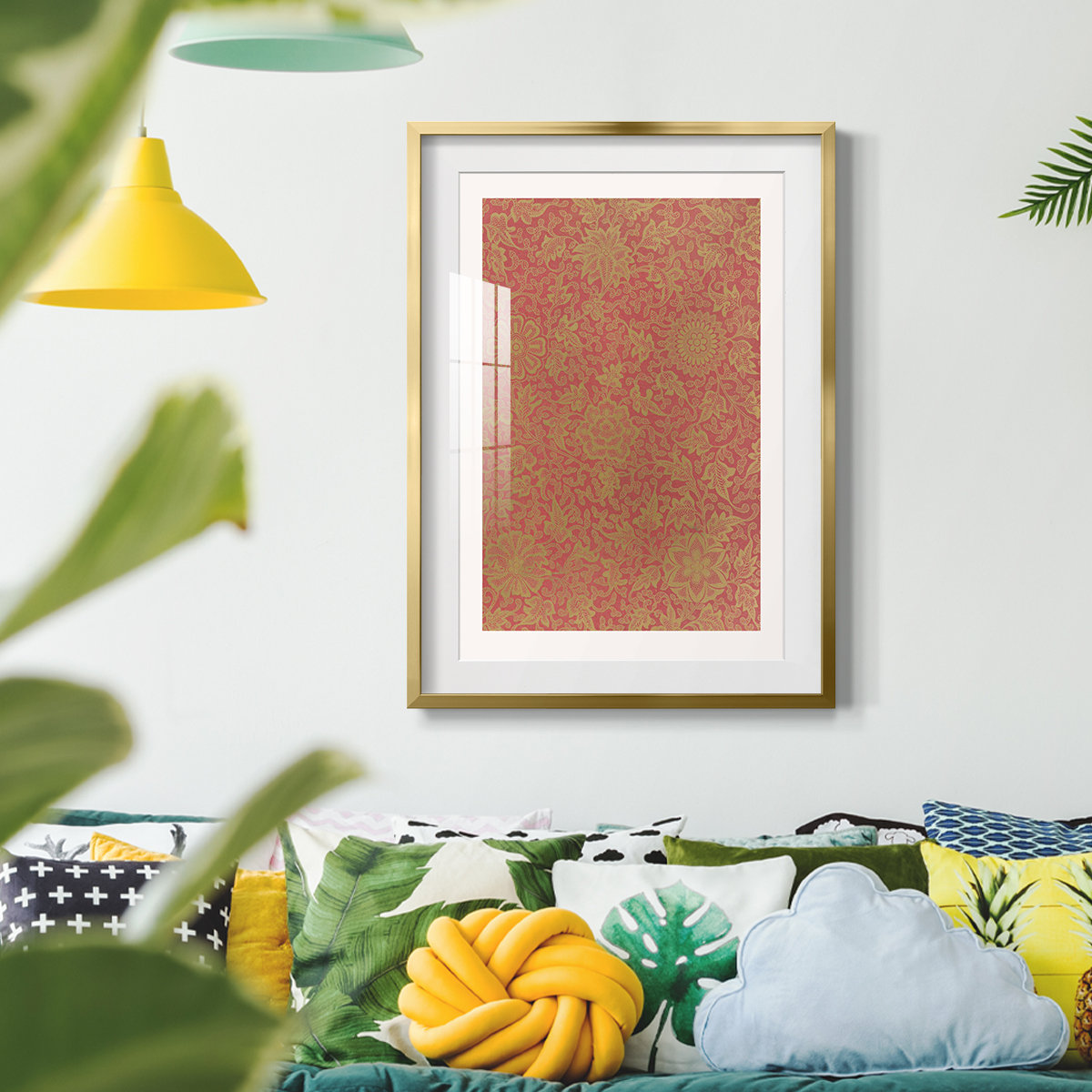 Red Barrel Studio® Vintage Abstract Print XXVI -Framed Print | Wayfair