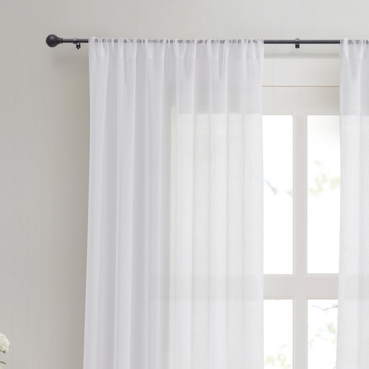 Martha Stewart Bergen Rod And Finial Set, 48'' - 86In & Reviews | Wayfair