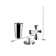 Alessi Set Composed Of: Mixing Glass, "Quadri Combo Jigger", Double Bar ...
