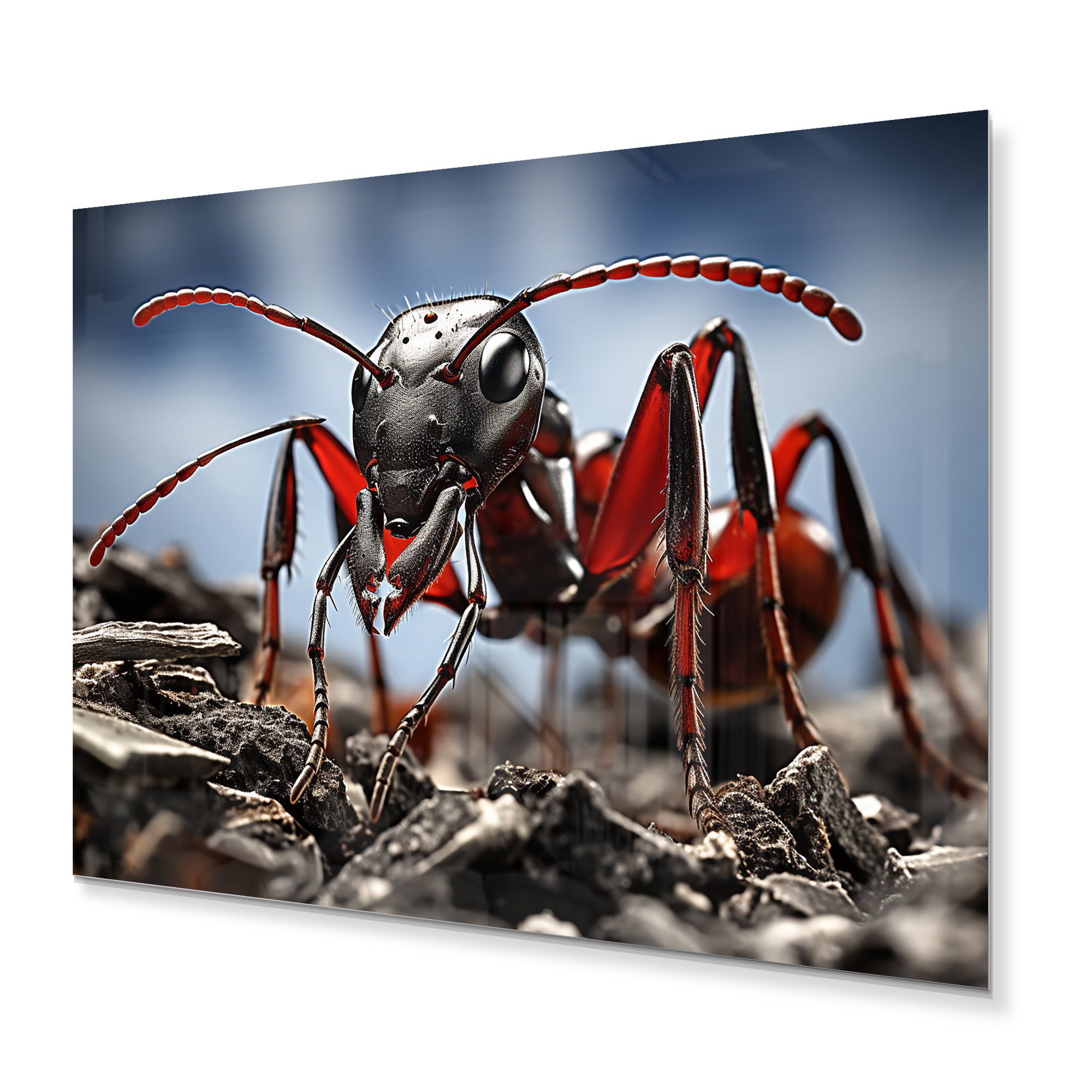 Ebern Designs Ant Industrious II - Animals Metal Art Print - Wayfair Canada