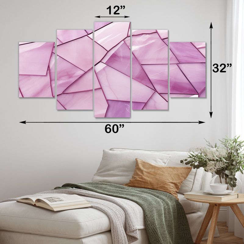 Ivy Bronx 'Pink Tranquil Surrender Collages - Abstract Collages ...