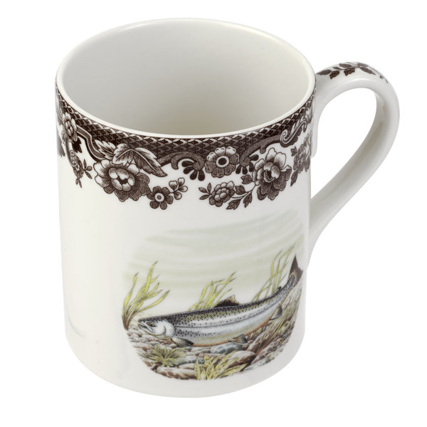 Spode Woodland Fish Mug 16 Oz King Salmon | Wayfair