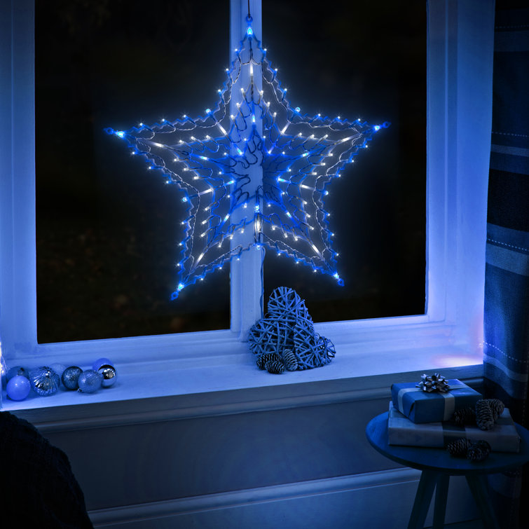 The Seasonal Aisle LED Twinkle Indoor / Outdoor Lighted Window Décor ...