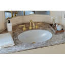 Rohl Eirene White Oval Undermount Bathroom Sink with Overflow | Perigold