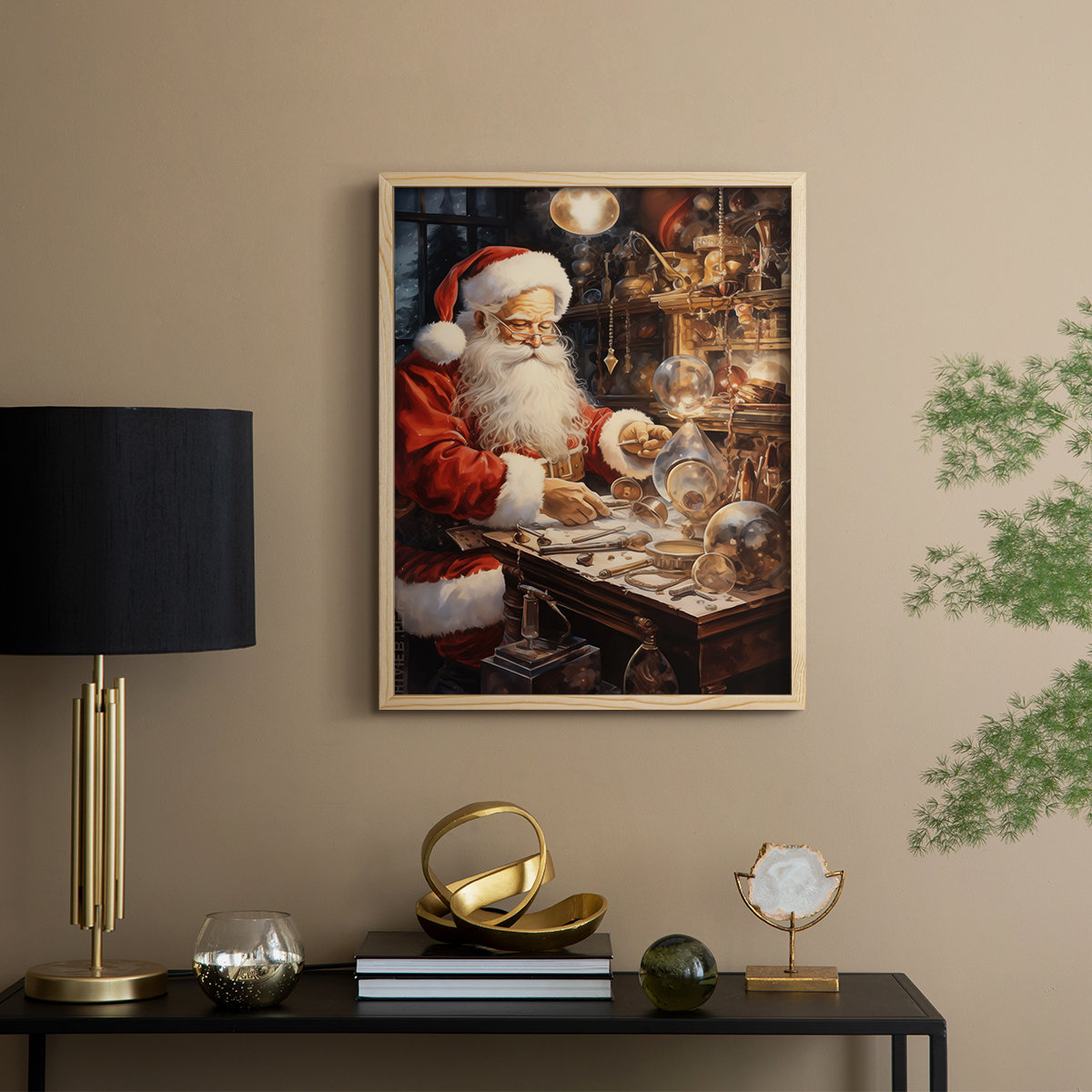 Ophelia & Co. Christmas Holiday Art DLXXV Framed Print - Solid Wood ...