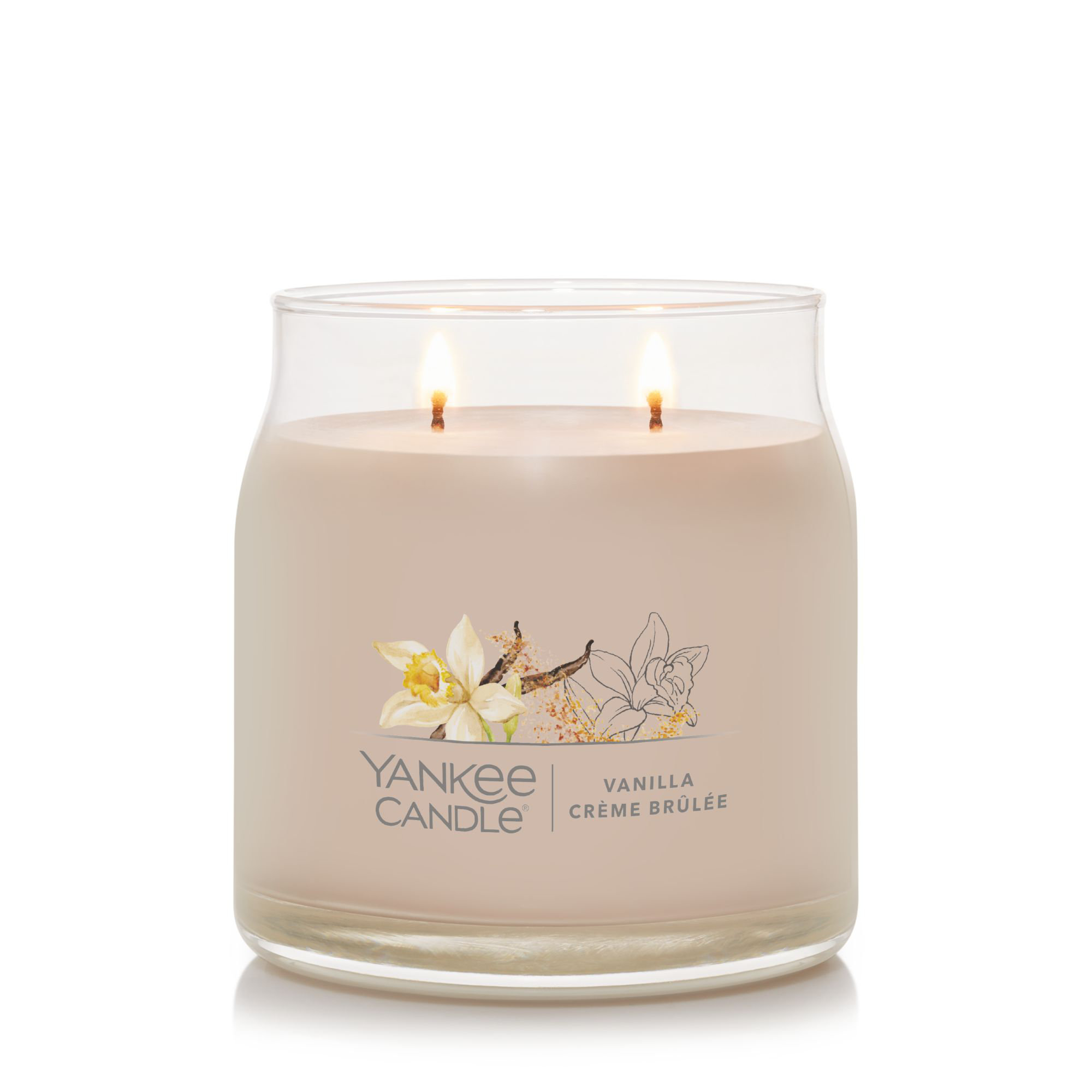 YANKEE CANDLE Signature Vanilla Crème Brulée Scented Candle & Reviews ...