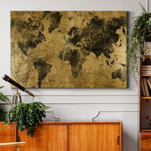 Map Wall Art You'll Love - Wayfair Canada