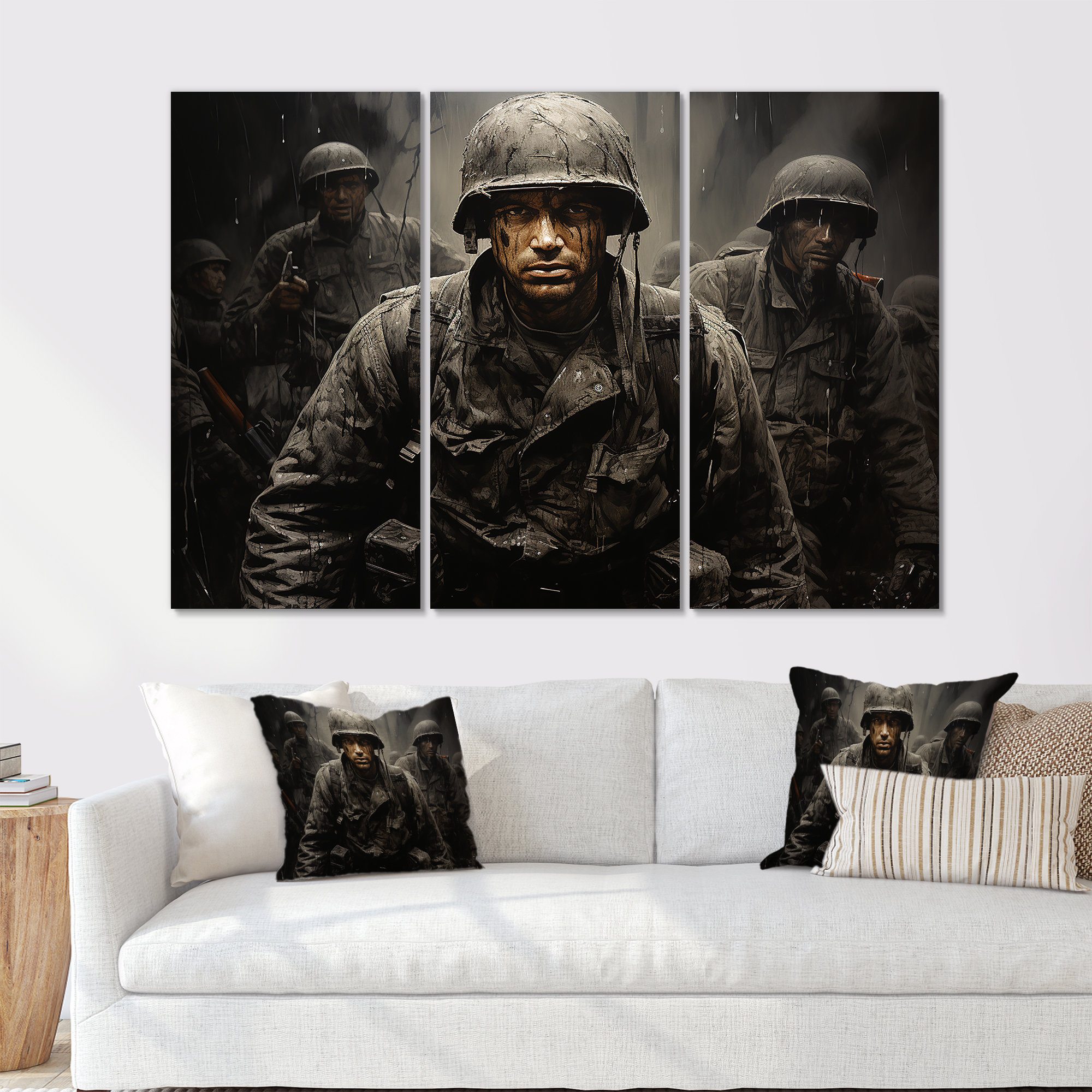 Latitude Run® Military Soldiers Gears Of Conflict - Military Canvas ...