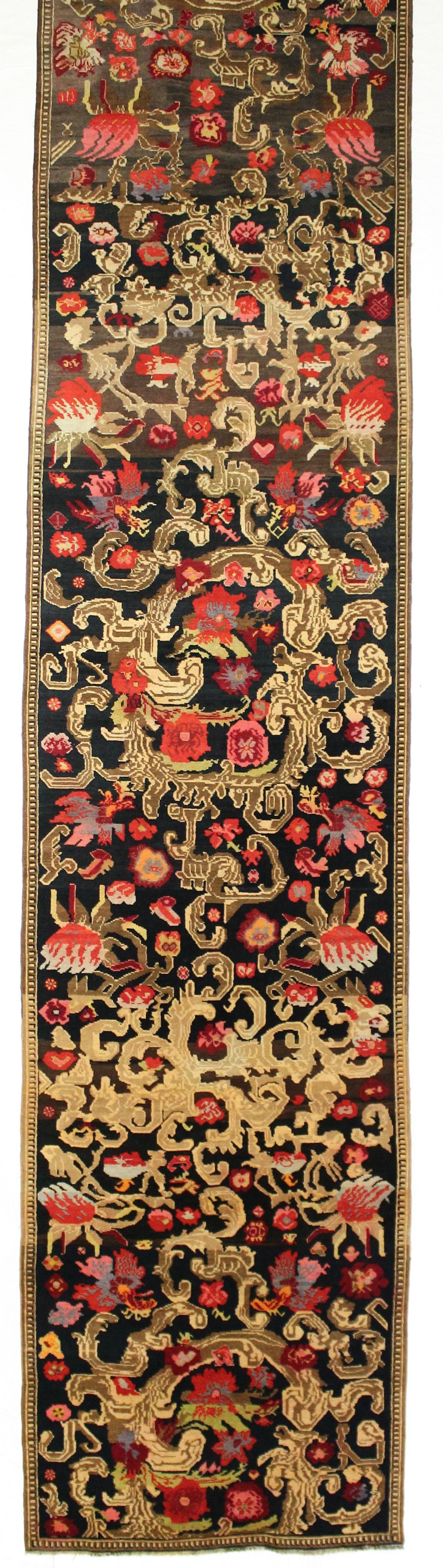 Home and Rugs One-of-a-Kind 3'9" x 18'8" Vintage Anatolian Dowry Hand ...