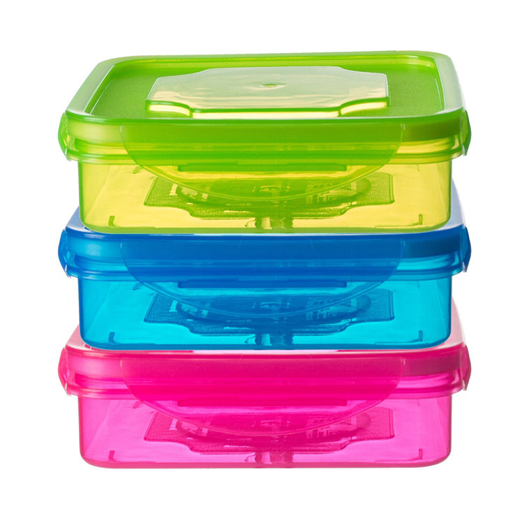 Lexi Home Fresh Keepers Sandwich Lunch Box Containers with Vented Lids ...