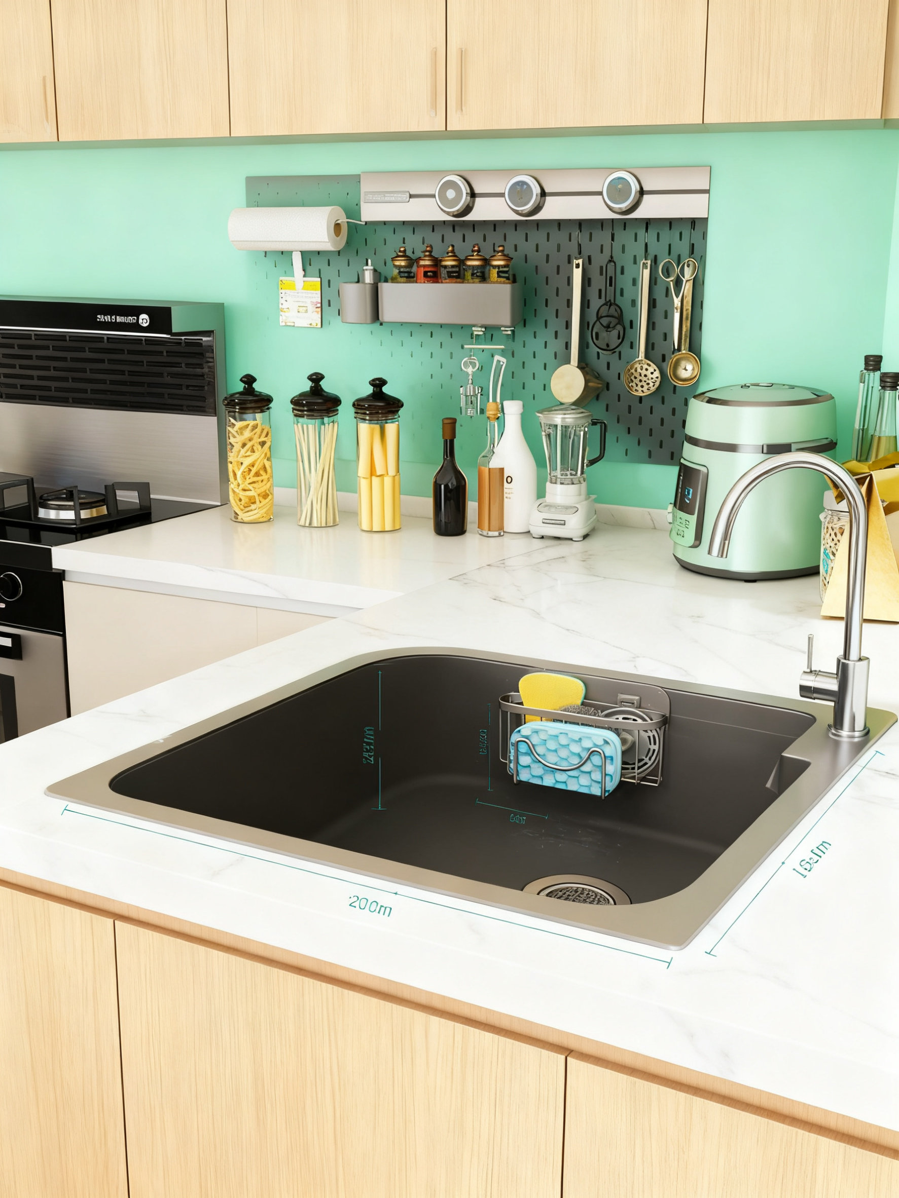Xiangong Multifunctional Kitchen Sponge Holder With M-Shaped Bar, 2 ...