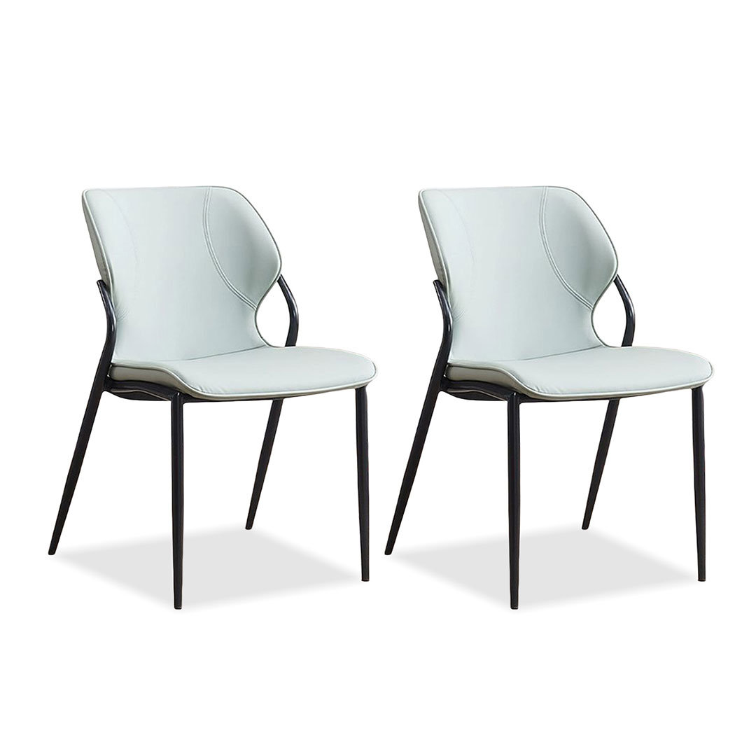 Corrigan Studio® 18.5" Solid back side Chair(Set of 2) | Wayfair