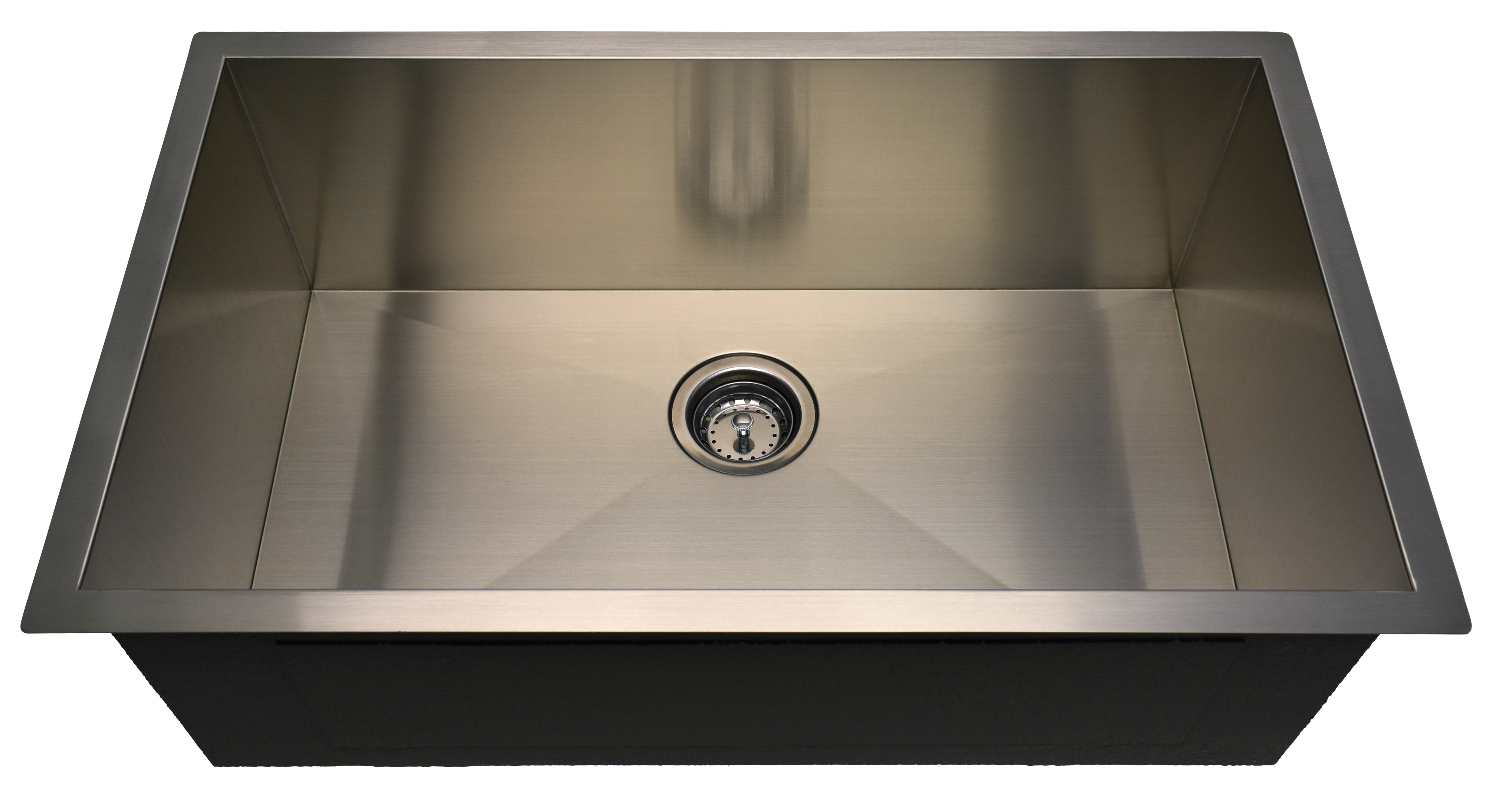 Alpha International Zero-Radius 27" L x 18" W Undermount Kitchen Sink ...