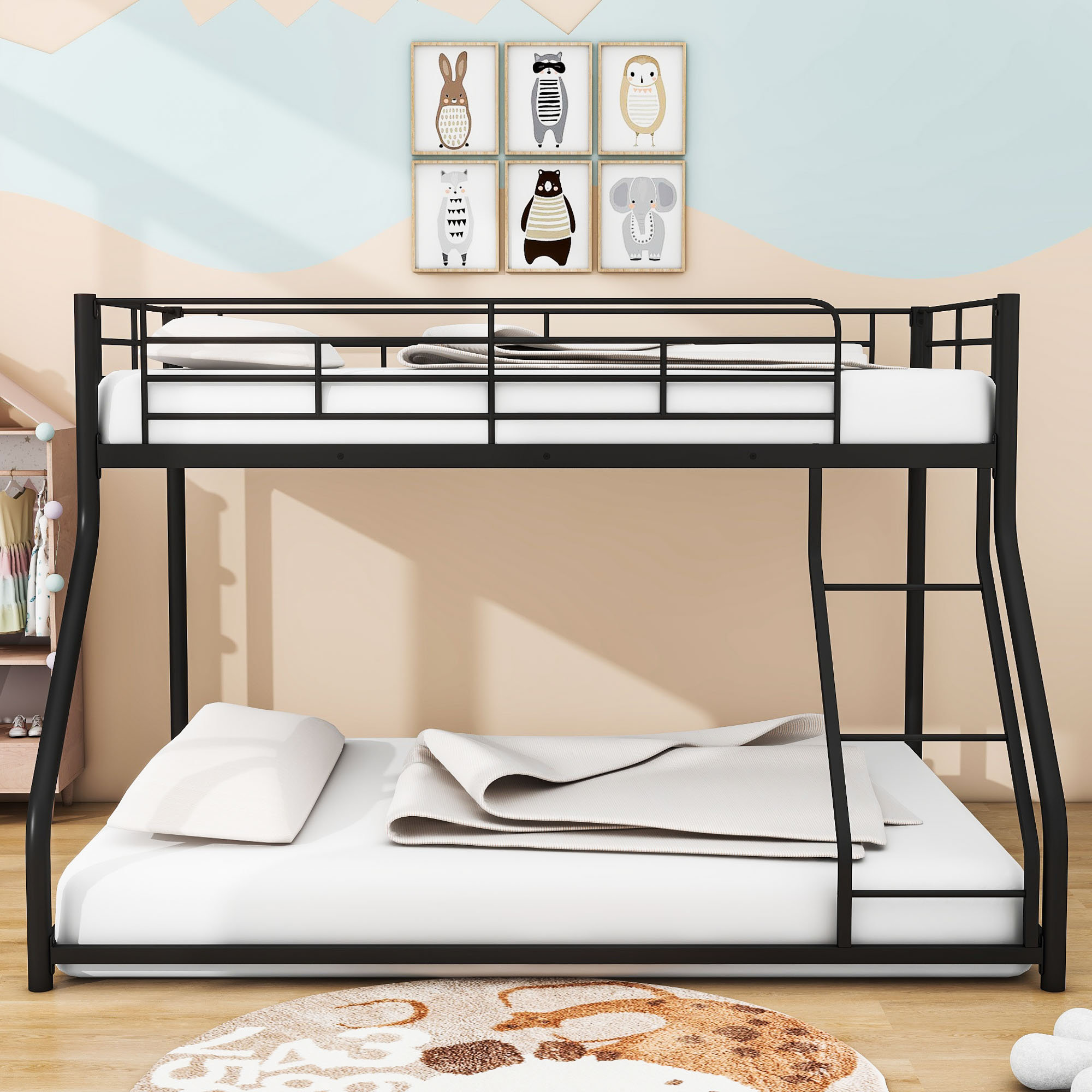 Isabelle & Max™ Ajmy Metal Frame Bunk Bed - Wayfair Canada