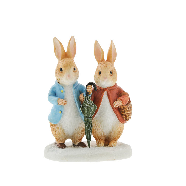Beatrix Potter Peter Rabbit & Flopsy Figurine | Wayfair.co.uk