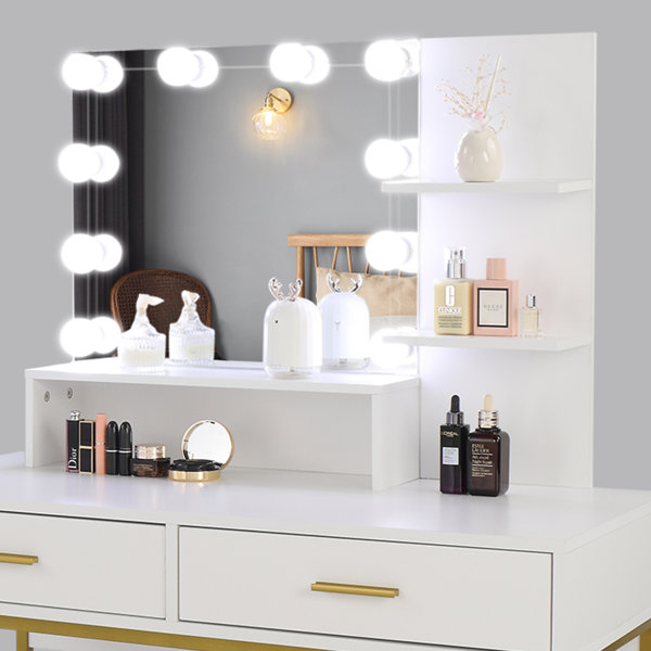 Everly Quinn Ronalie Vanity & Reviews | Wayfair